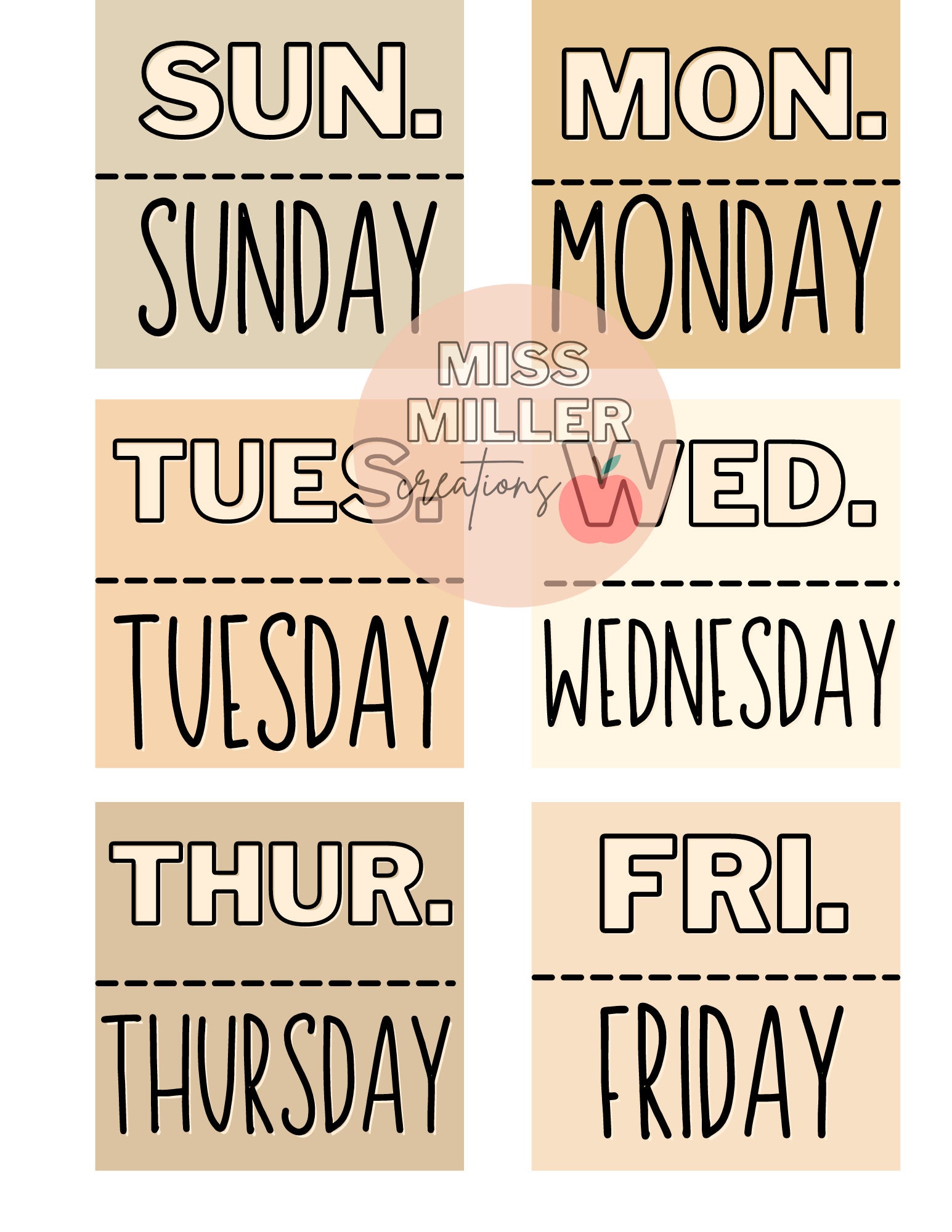 Neutral Boho Rainbow Classroom Calendar editable | Etsy