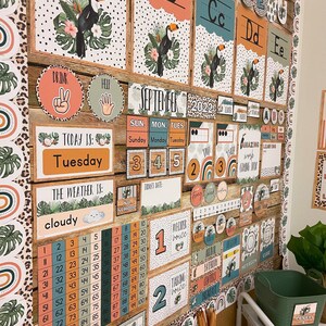 Boho Tropics Complete Classroom Collection - Etsy