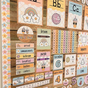 Groovy Pastel Complete Classroom Collection [editable] - Etsy