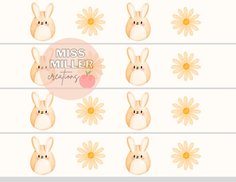 Boho Spring Bulletin Board Borders - Etsy