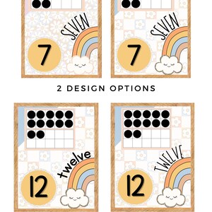 Daisy Dreams Classroom Number Posters - Etsy