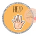 Groovy Glitter Hand Signals Classroom Posters editable - Etsy