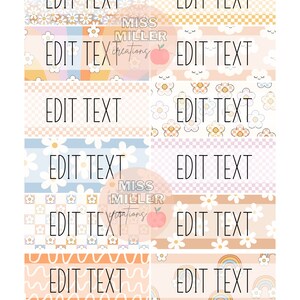 Daisy Dreams Teacher Toolbox Labels [editable] - Etsy