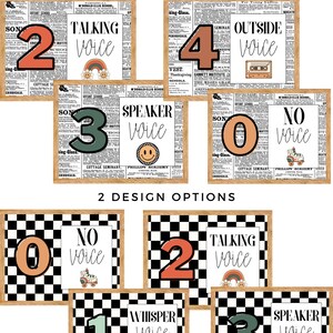 Groovy Vintage Voice Level Classroom Posters - Etsy