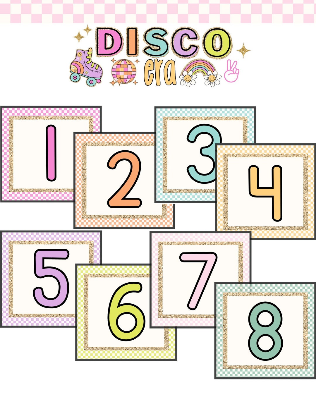 Disco Era Book Box Labels - Etsy