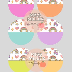 Disco Era Classroom Labels [editable] - Etsy