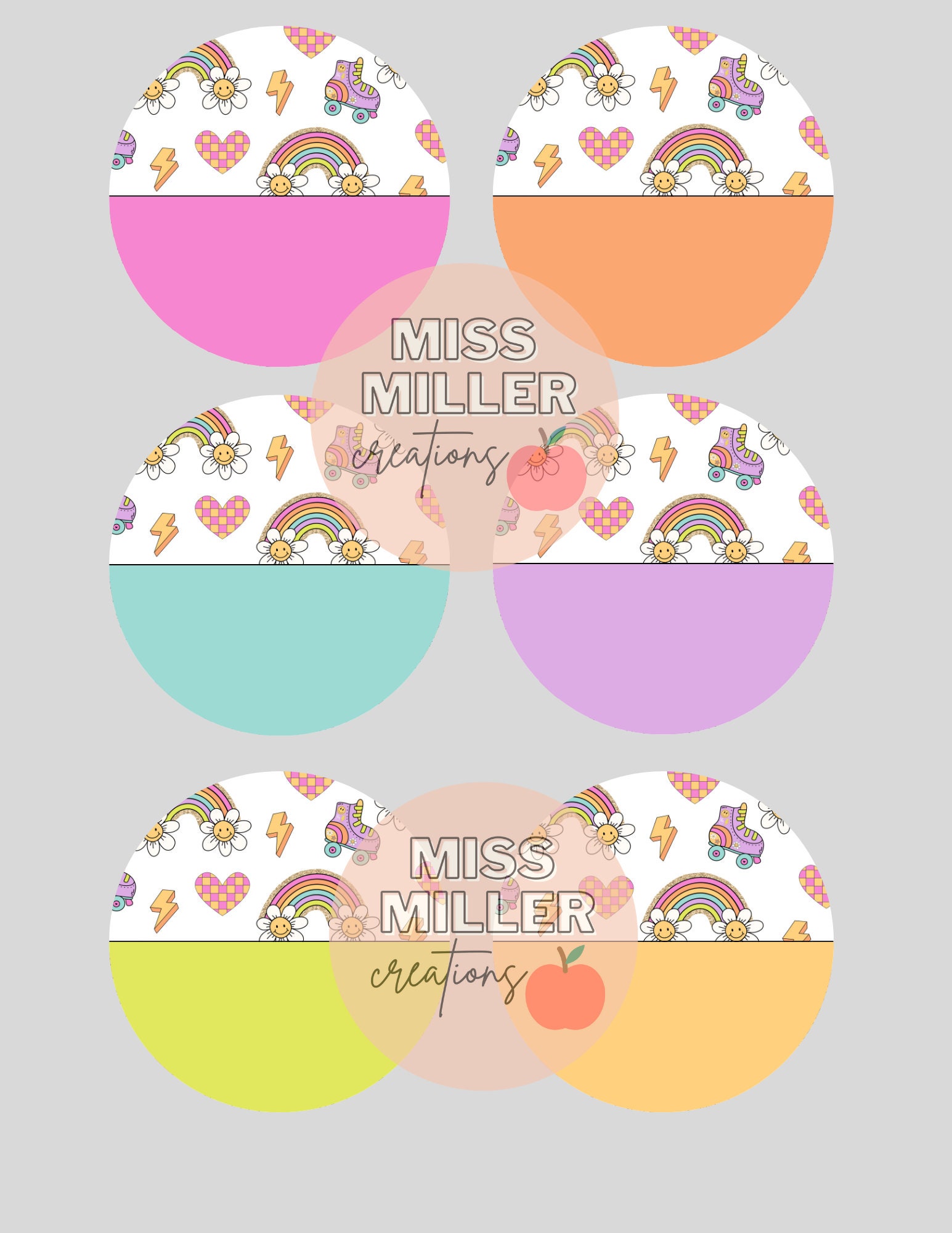 Disco Era Classroom Labels [editable] - Etsy