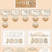 Neutral Boho Rainbow Classroom Jobs Display [editable] - Etsy