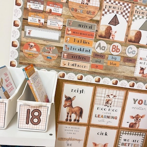 Farm Friends Complete Classroom Collection [editable] - Etsy