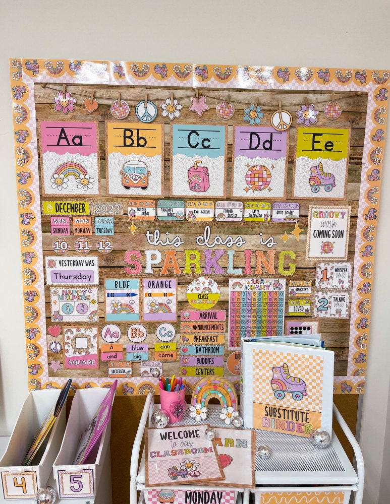 Disco Era Complete Classroom Collection - Etsy