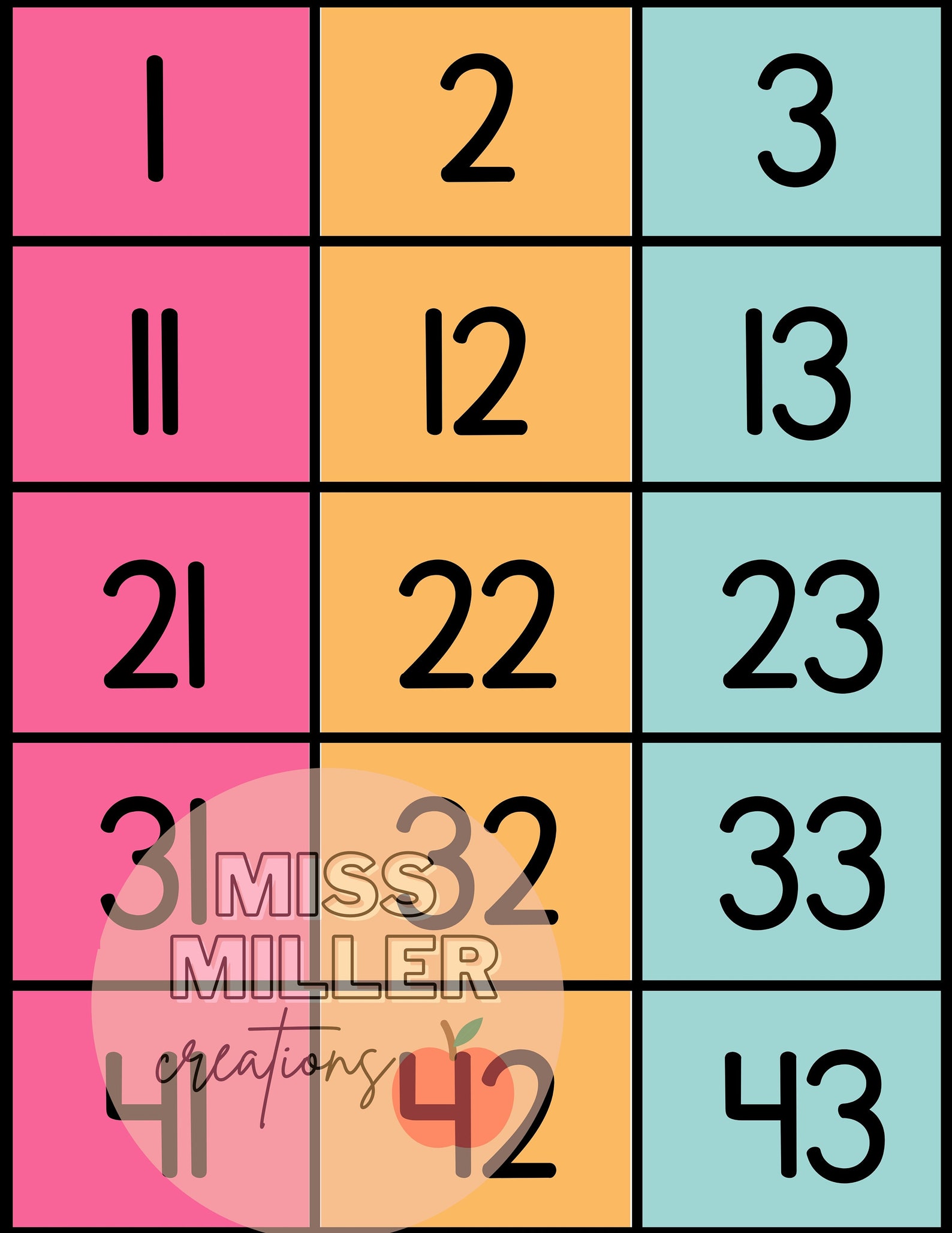 Groovy Glitter Math Classroom Displays 100 Chart Ten Frames - Etsy