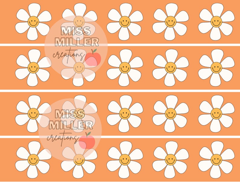 Retro Rainbow Bulletin Board Borders - Etsy