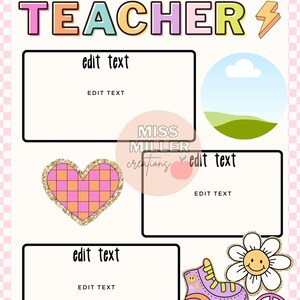 Disco Era Meet the Teacher Template - Etsy