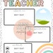Pastel Boho Rainbow Meet the Teacher Template editable - Etsy