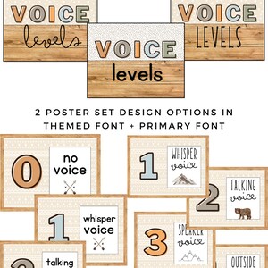 Adventure Voice Level Classroom Posters - Etsy