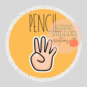 Retro Rainbow Hand Signals Classroom Posters [editable] - Etsy