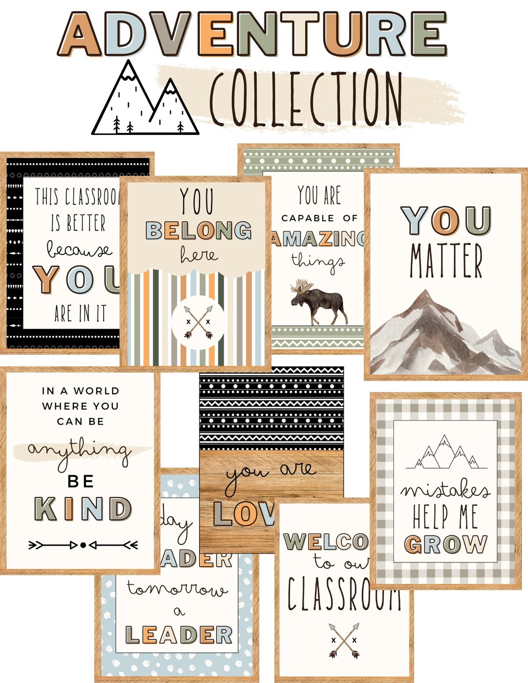 Adventure Classroom Posters - Etsy