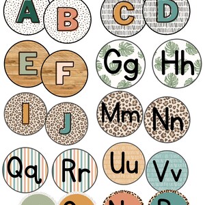 Boho Tropics Word Wall [editable] - Etsy