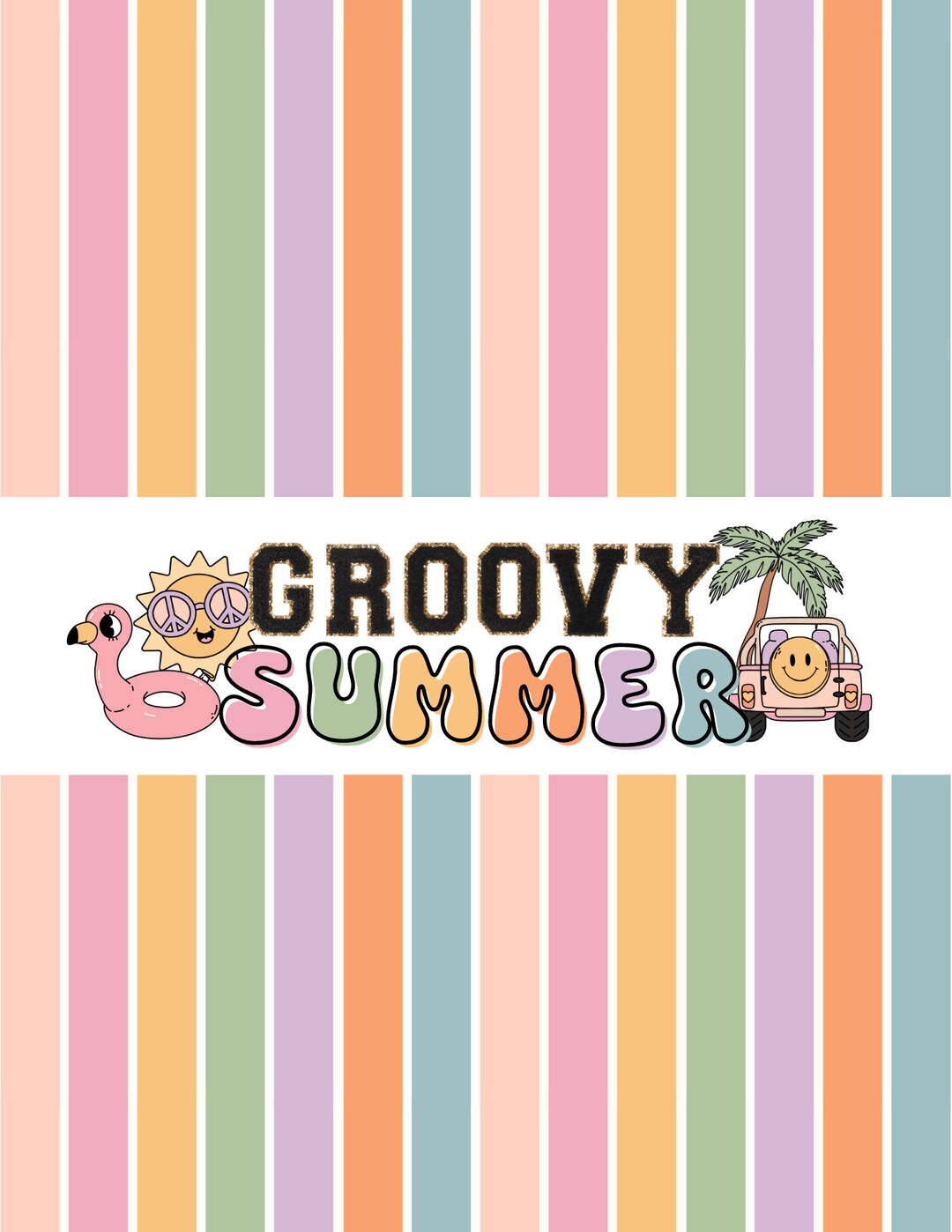 Groovy Summer Classroom Decor Bundle - Etsy
