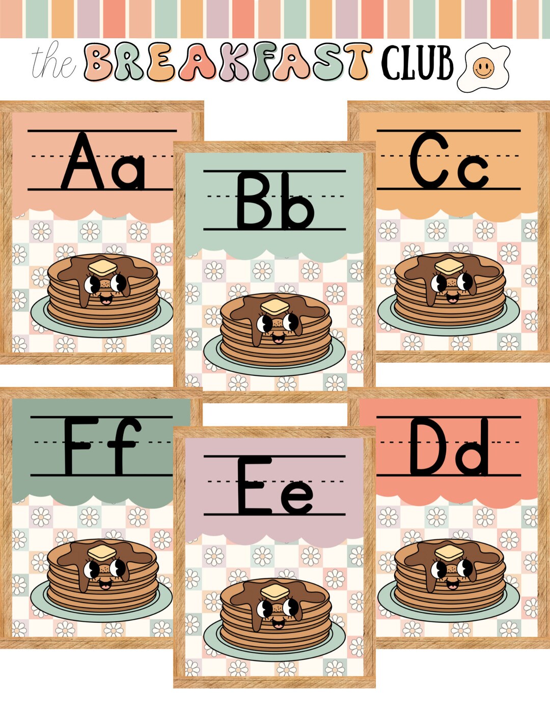 The Breakfast Club Classroom Alphabet Posters - Etsy