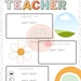Groovy Boho Meet the Teacher Template - Etsy Canada