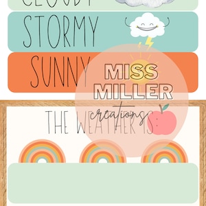 Groovy Boho Classroom Calendar - Etsy