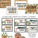 Boho Tropics Class Jobs Display [editable] - Etsy