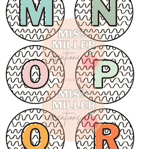 Groovy Boho Word Wall [editable] - Etsy