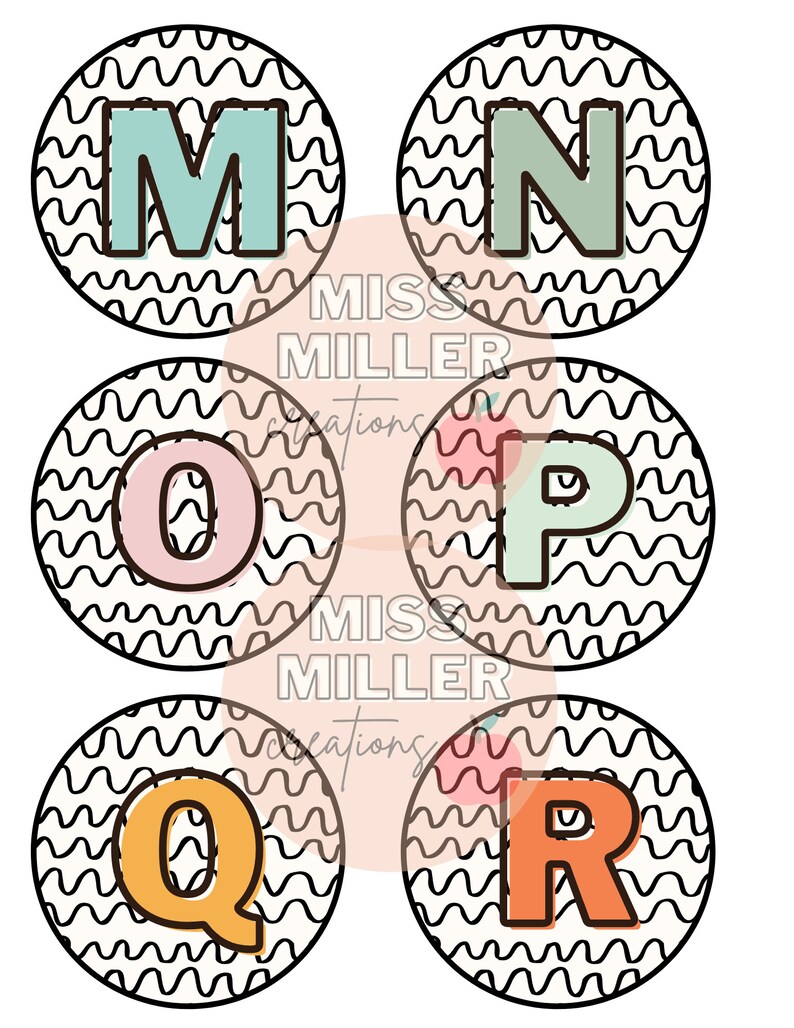 Groovy Boho Word Wall editable - Etsy