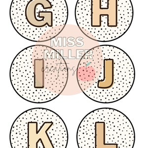 Neutral Boho Rainbow Word Wall [editable] - Etsy