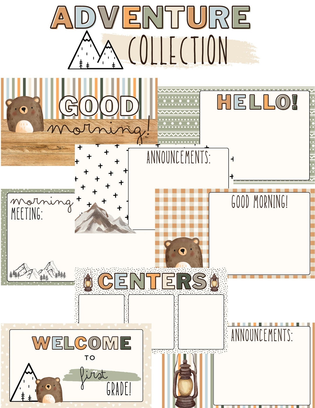 Adventure Google Slides Templates - Etsy