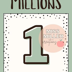 Groovy Boho Place Value Posters - Etsy