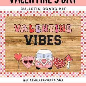 Groovy Valentine Classroom Decor Bundle - Etsy