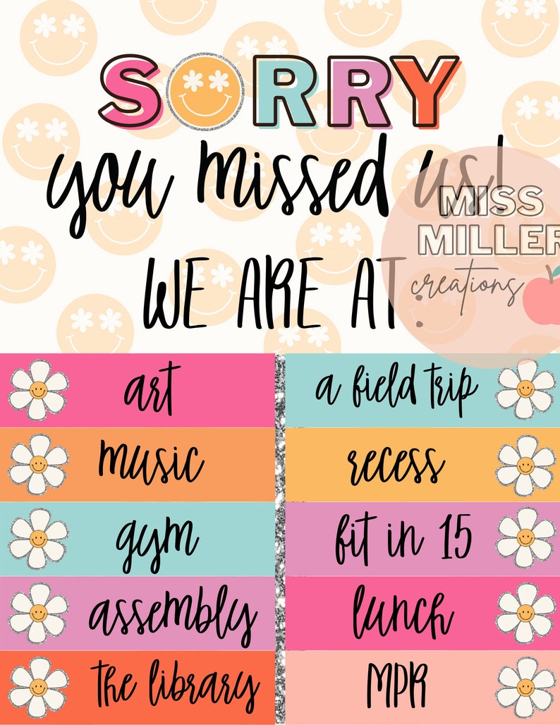 Where Are We Classroom Door Sign - Etsy