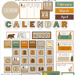 Woodland Theme Complete Classroom Collection - Etsy