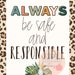 Boho Tropics Class Rules Posters - Etsy
