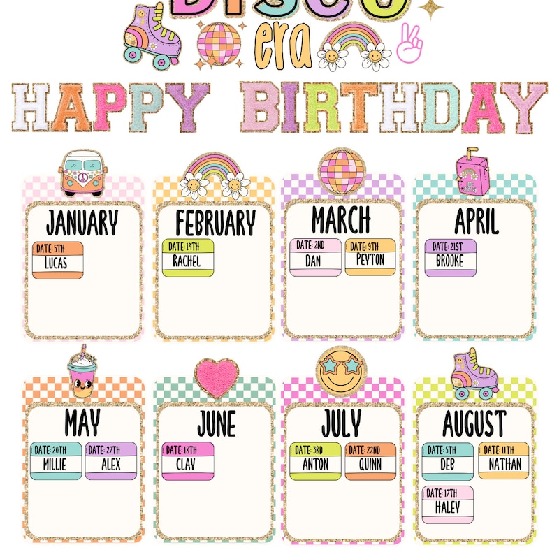 Classroom Birthday - Etsy