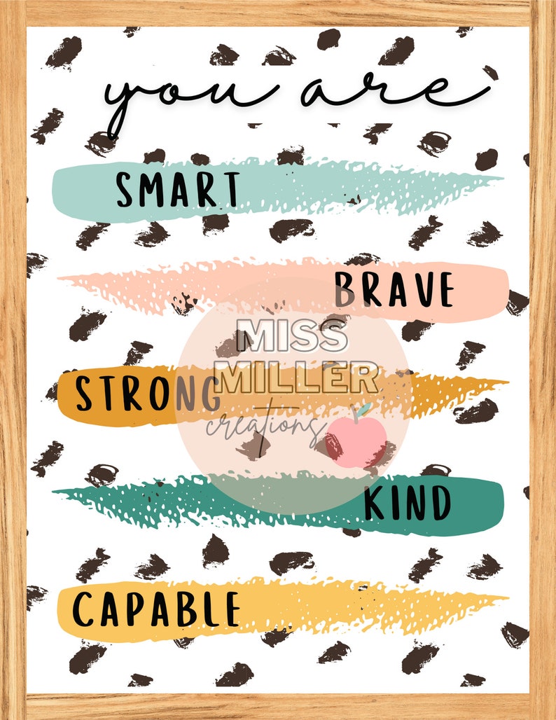 Modern Boho Rainbow Classroom Decor editable - Etsy