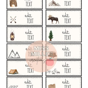 Adventure Teacher Toolbox Labels [editable] - Etsy