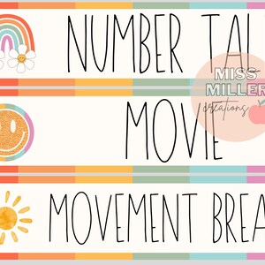 Retro Rainbow Classroom Schedule [editable] - Etsy