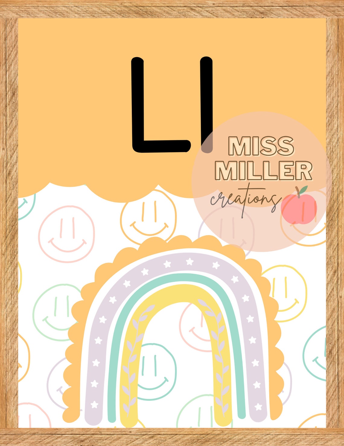 Pastel Boho Rainbow Alphabet Posters - Etsy