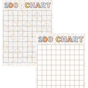 Daisy Dreams Interactive 100 Chart - Etsy