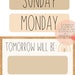 Neutral Boho Rainbow Classroom Calendar editable - Etsy