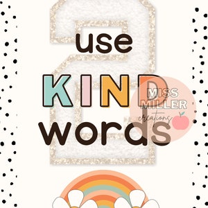 Groovy Boho Class Rules Posters - Etsy