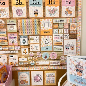 Groovy Pastel Complete Classroom Collection [editable] - Etsy