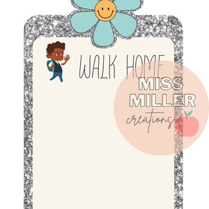 Groovy Glitter Dismissal Chart - Etsy