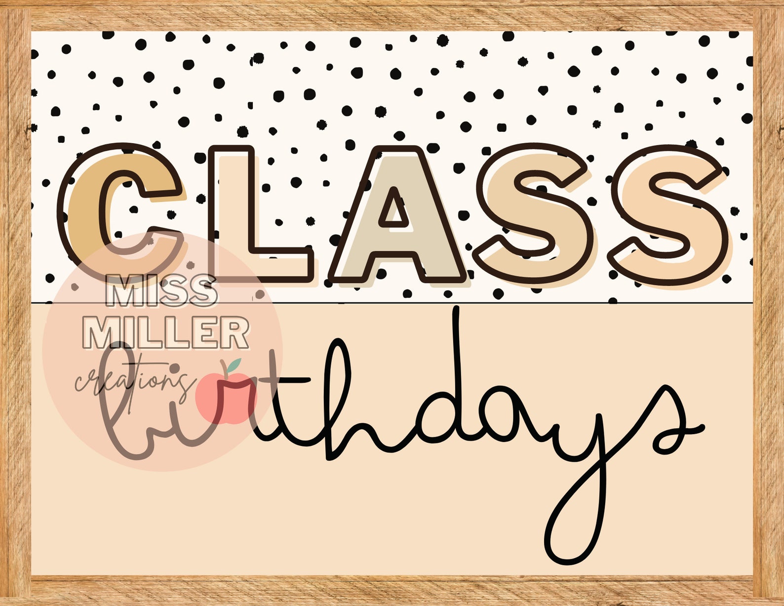 Neutral Boho Rainbow Class Birthday Display editable - Etsy