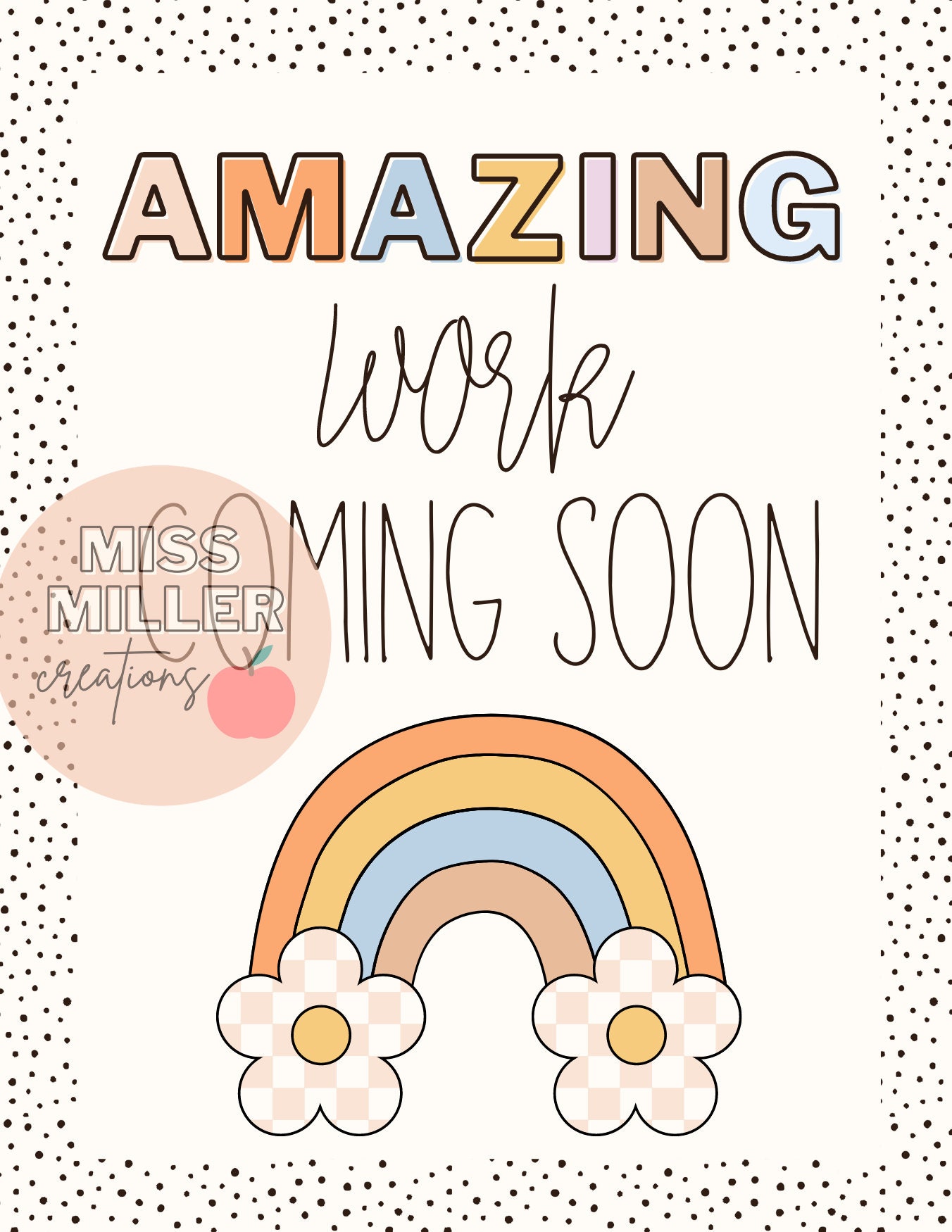 Daisy Dreams Work Coming Soon Posters - Etsy