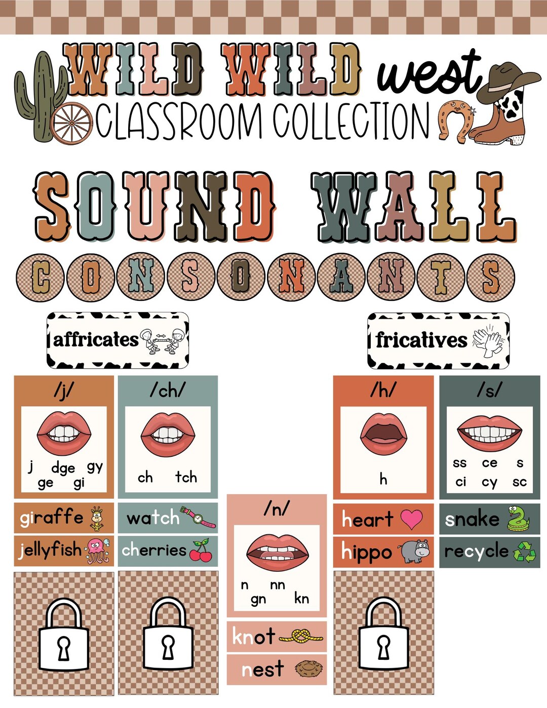 Wild Wild West Sound Wall [editable] - Etsy