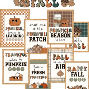 Groovy Fall Classroom Decor Bundle - Etsy